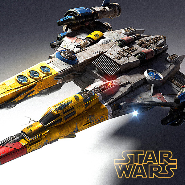 ArtStation - Star Wars - Rebel Attack Craft