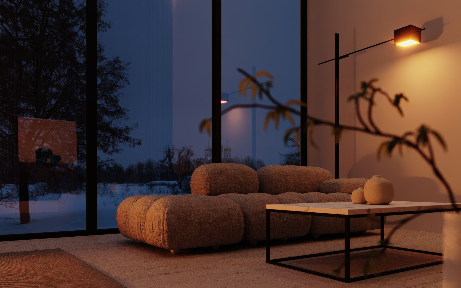 ArtStation - CGI - Suíte Minimalista