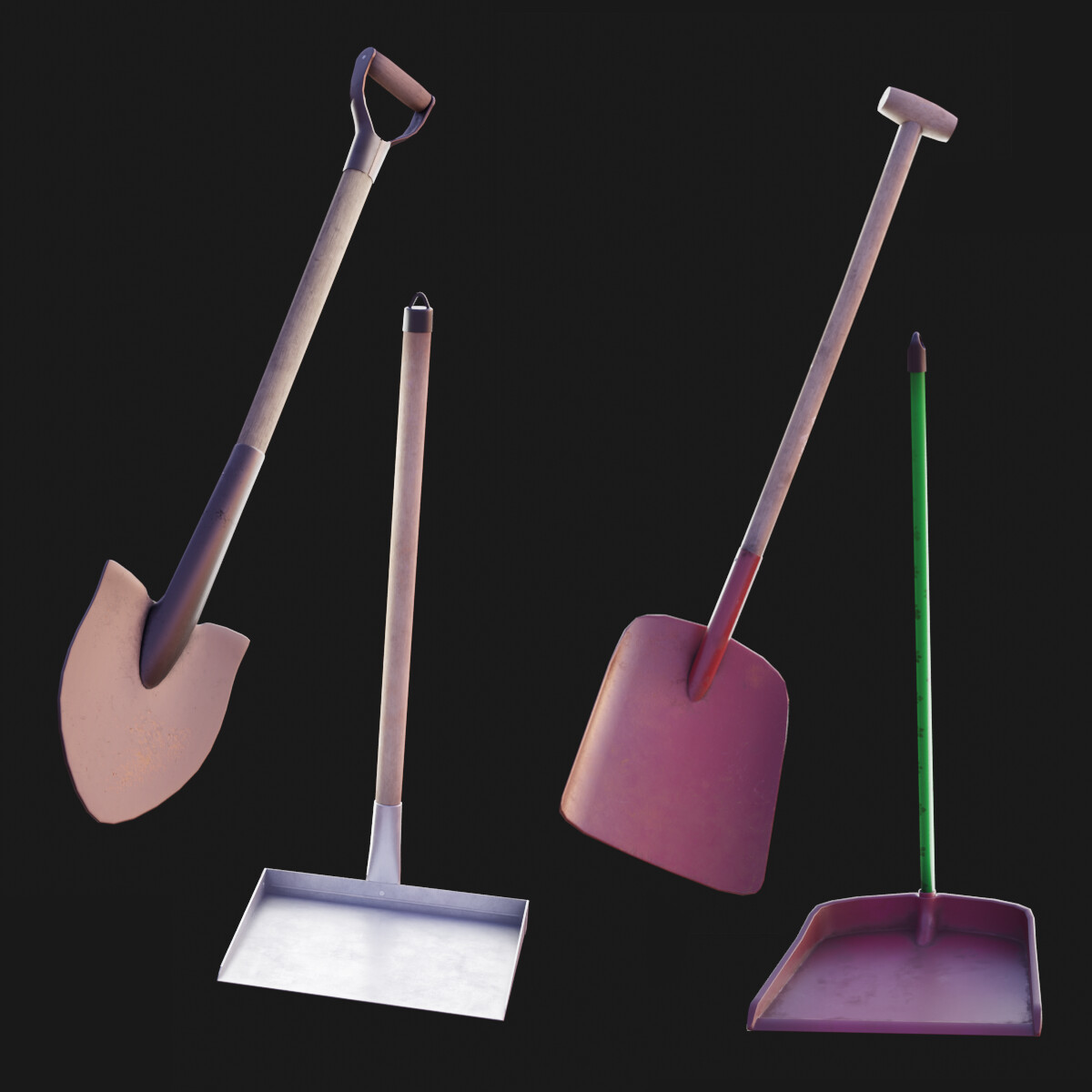 ArtStation - 4 Shovel Pack