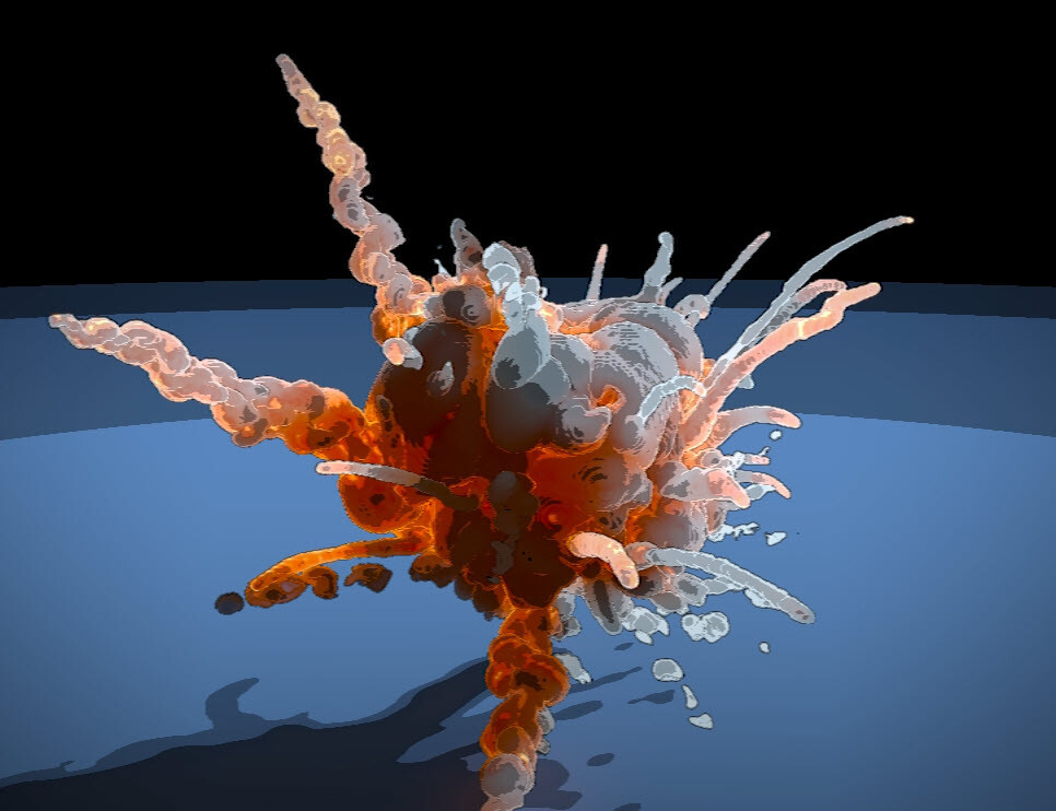 ArtStation - Cartoon explosions