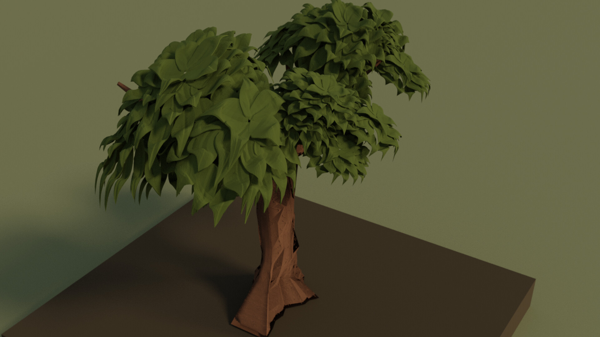 ArtStation - Low poly Tree.