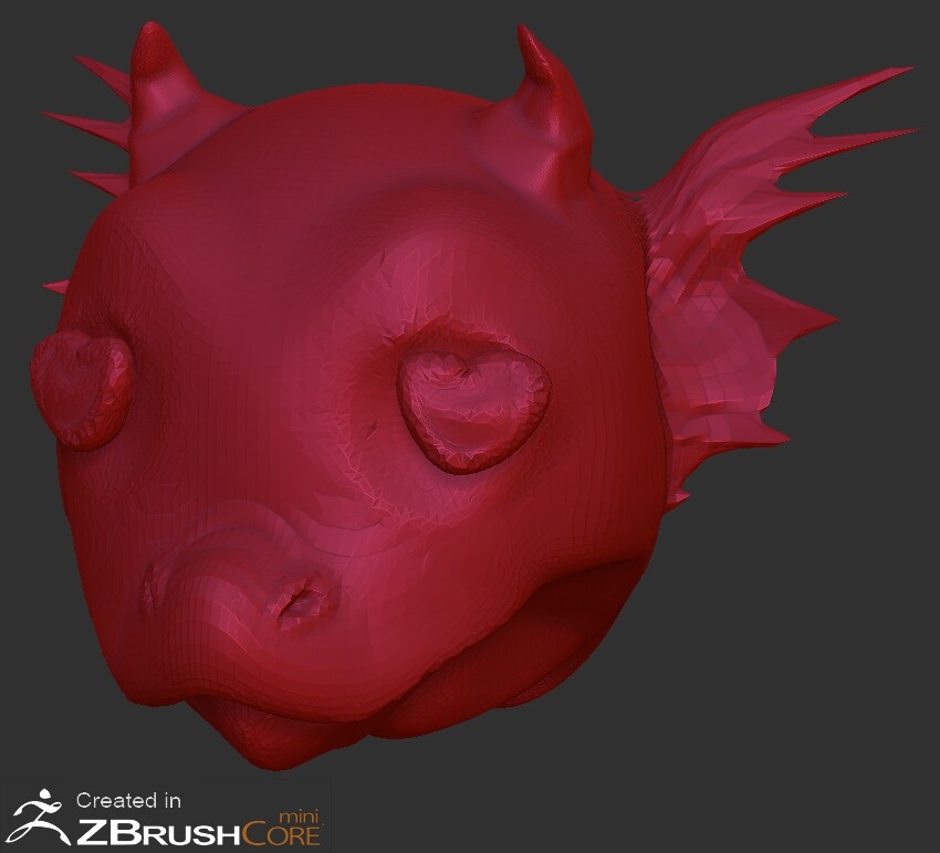 ArtStation - Cupid Dragon Head
