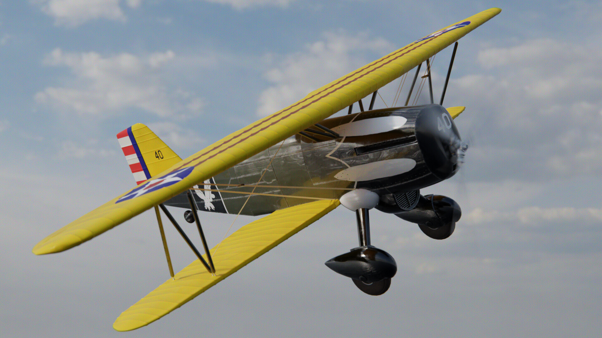 ArtStation - Curtiss P-6E Hawk