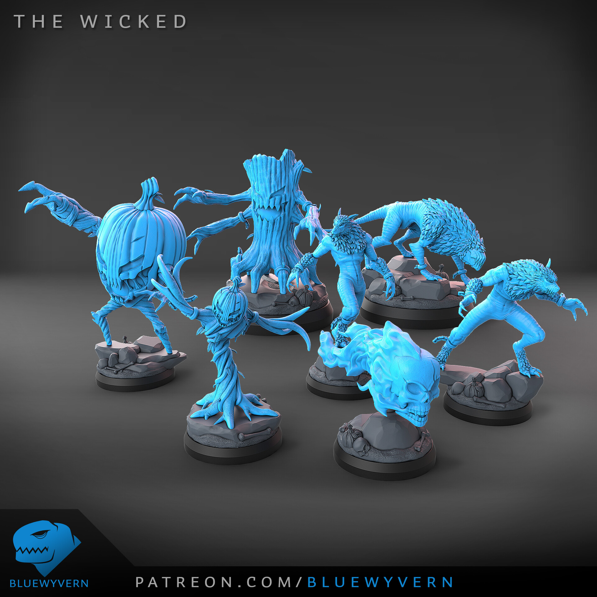 ArtStation - The Wicked - 3D Printable Miniature Collection