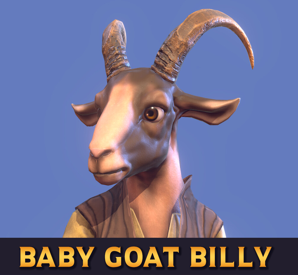 ArtStation - Goat Dad - Baby Goat Billy