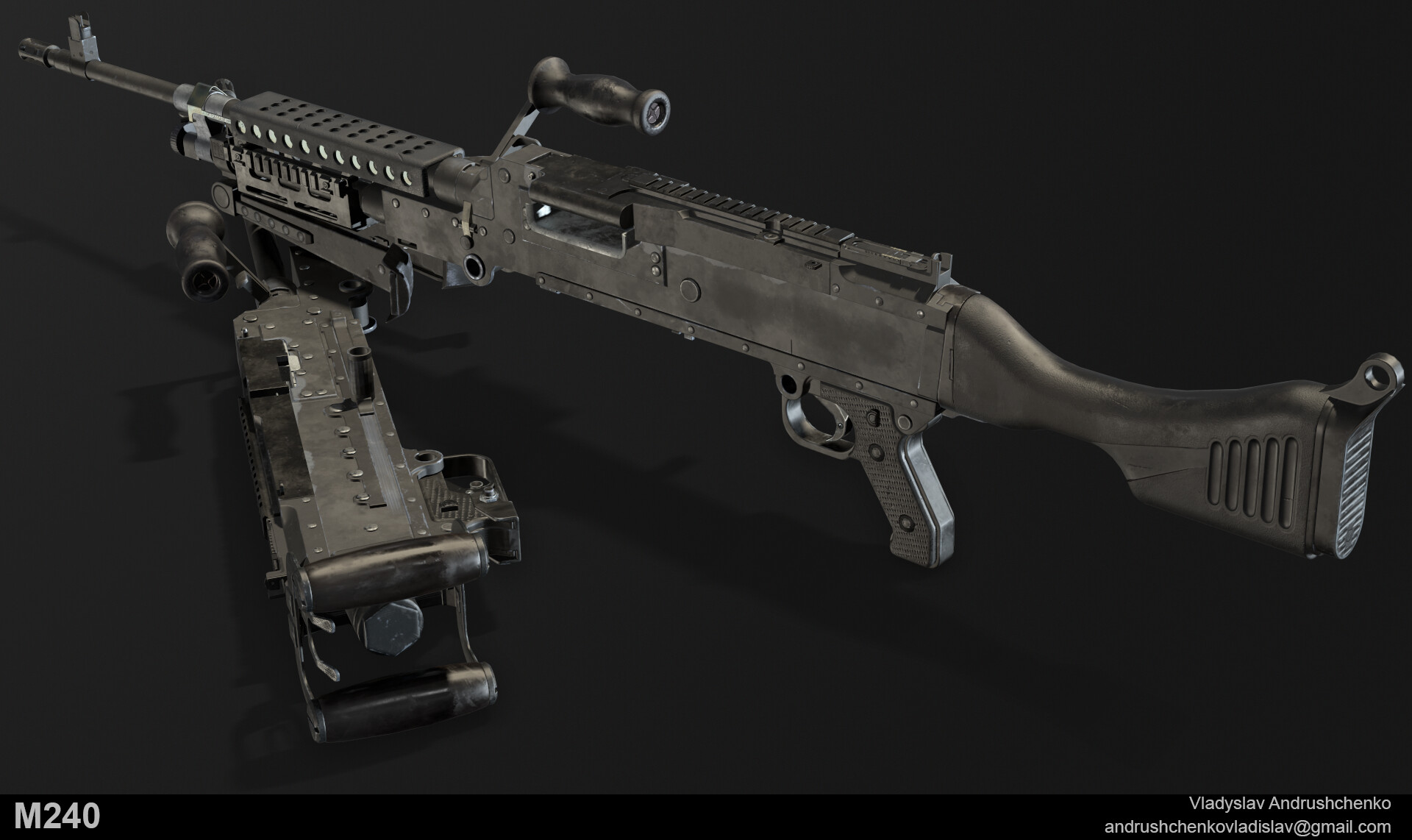 ArtStation - FN M240B/FN M240D