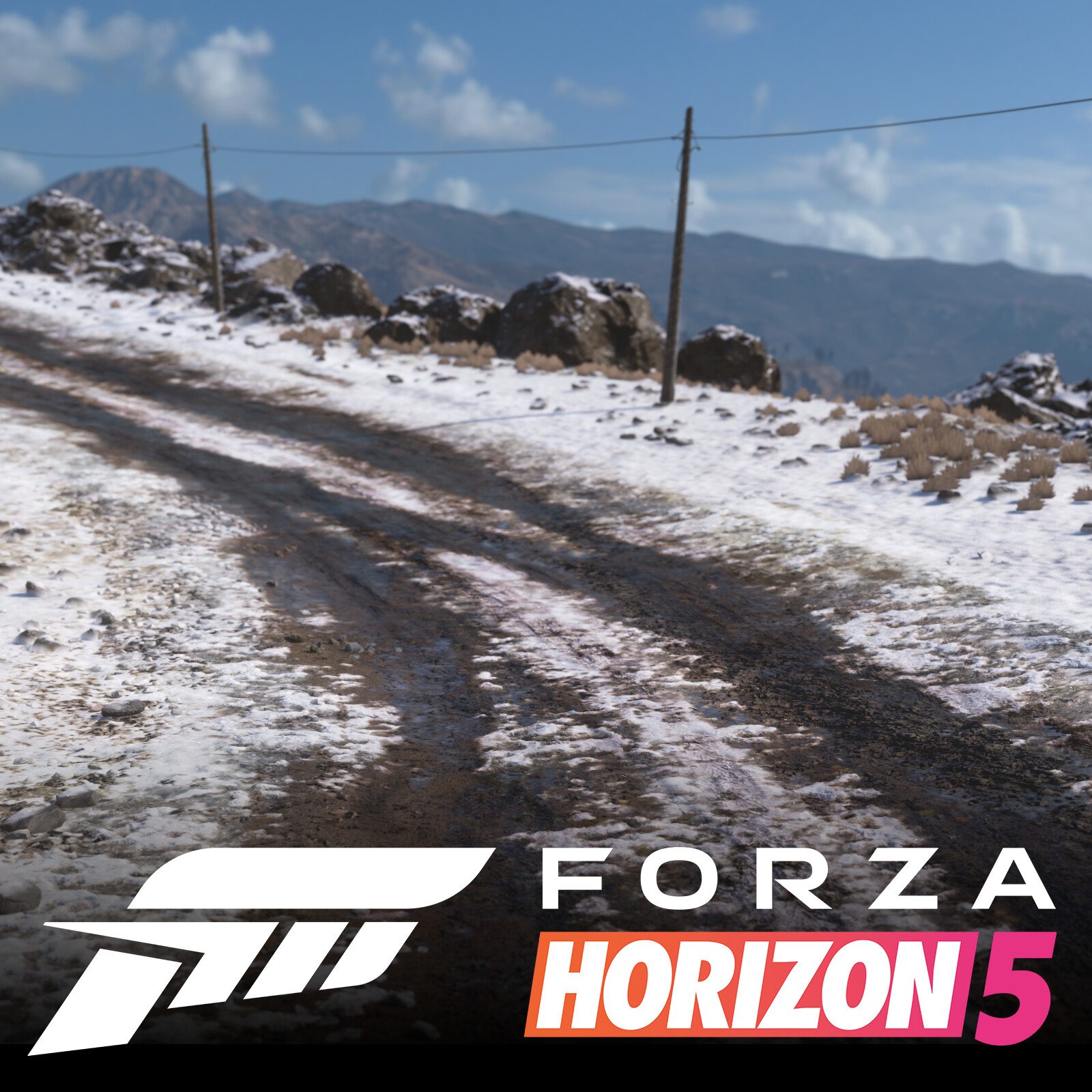 ArtStation - Forza Horizon 5 - Volcano + Snow Roads
