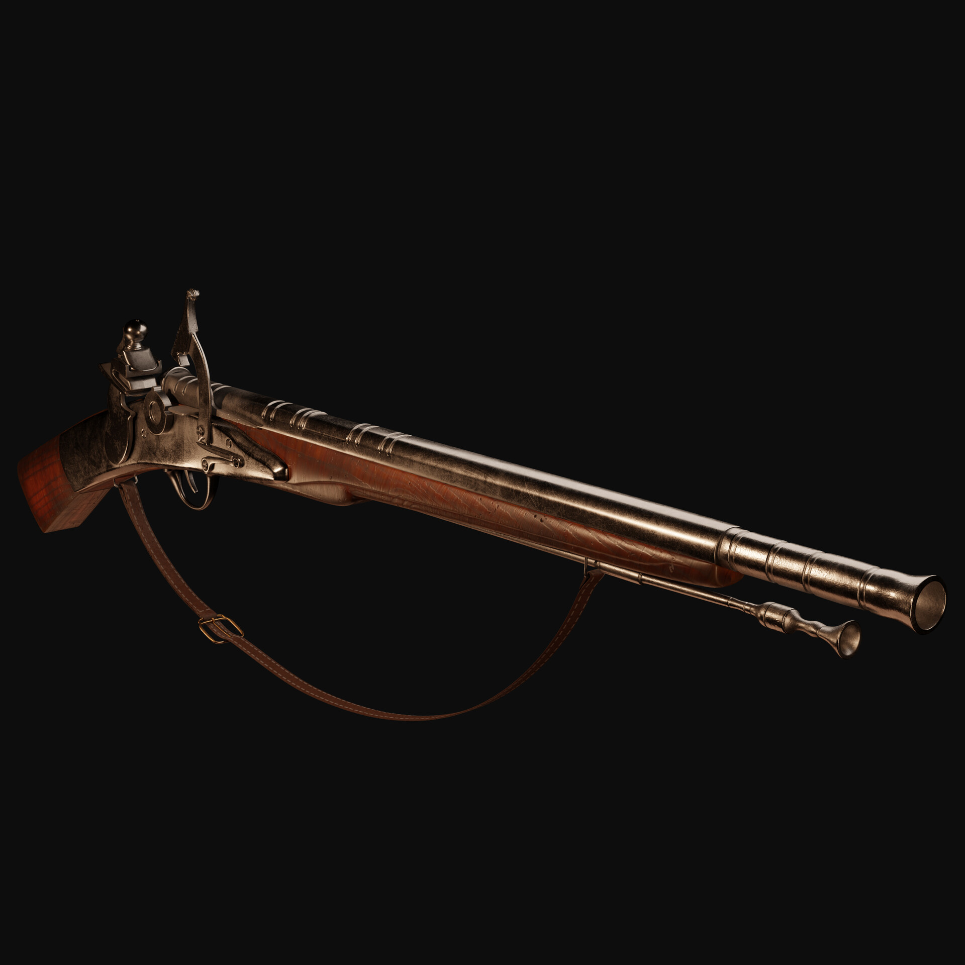 ArtStation - Antique Firearms Rifle
