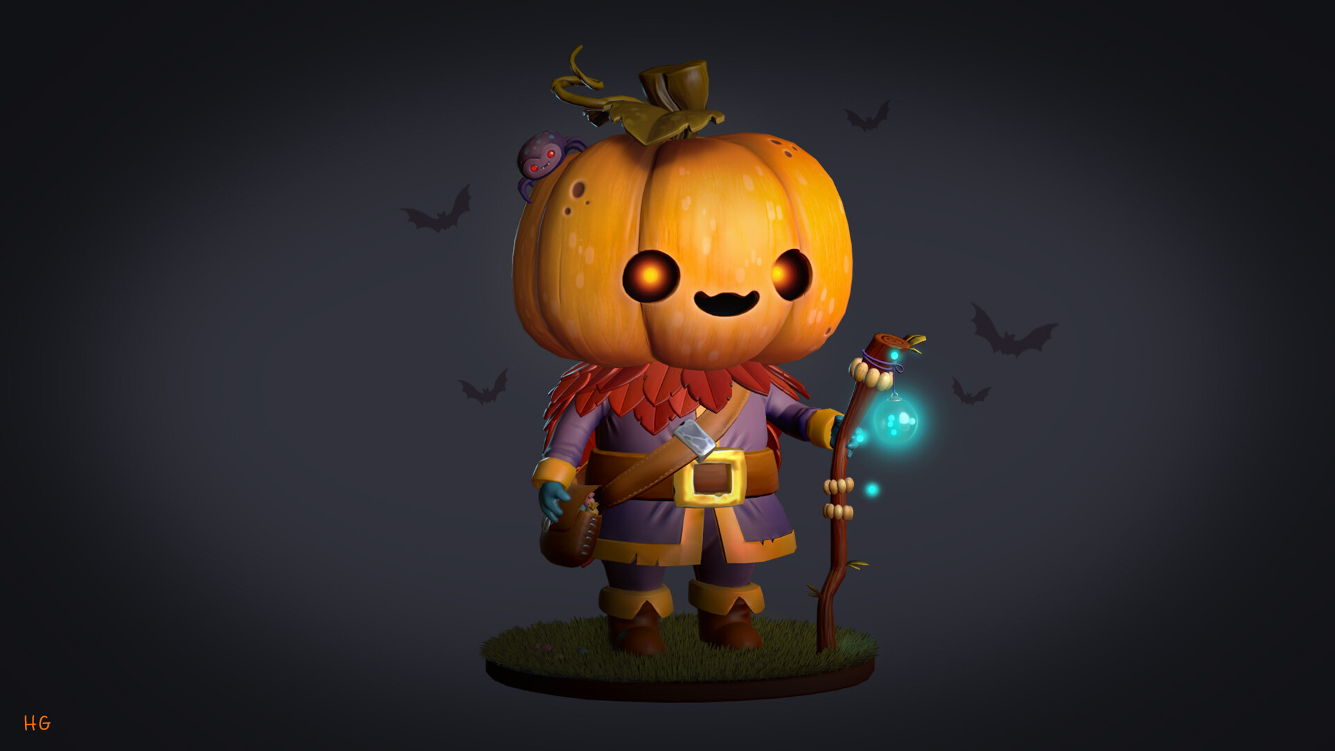 ArtStation - Pumpkin Boy