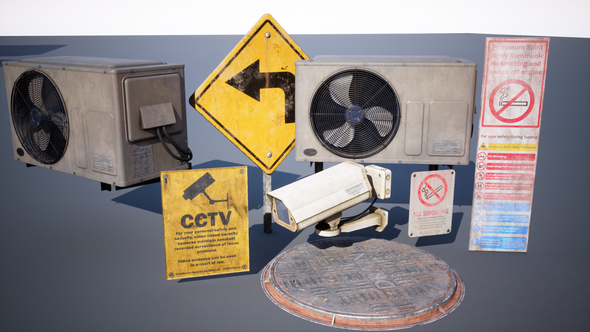 ArtStation - Square Right Gasoline - Props & Assets