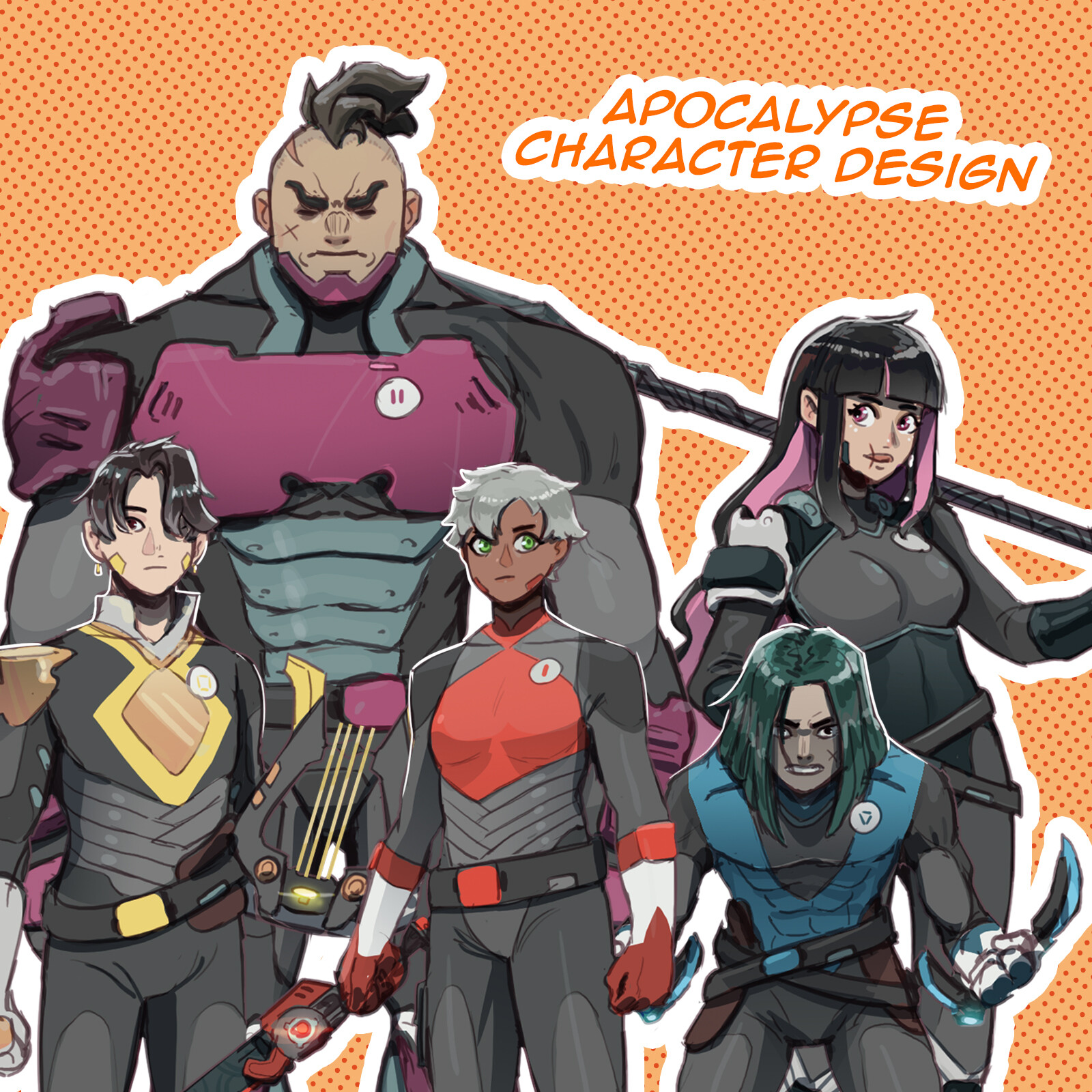 ArtStation - Apocalypse - Team Sketch and Storyboard