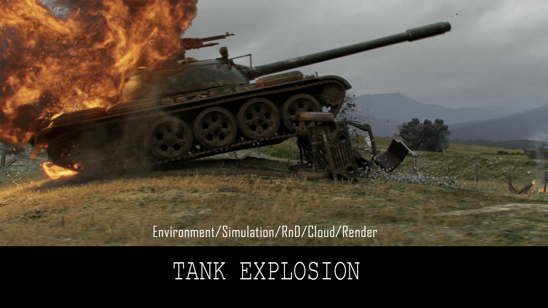 ArtStation - Tank Exposion then Vehicle Deformed!
