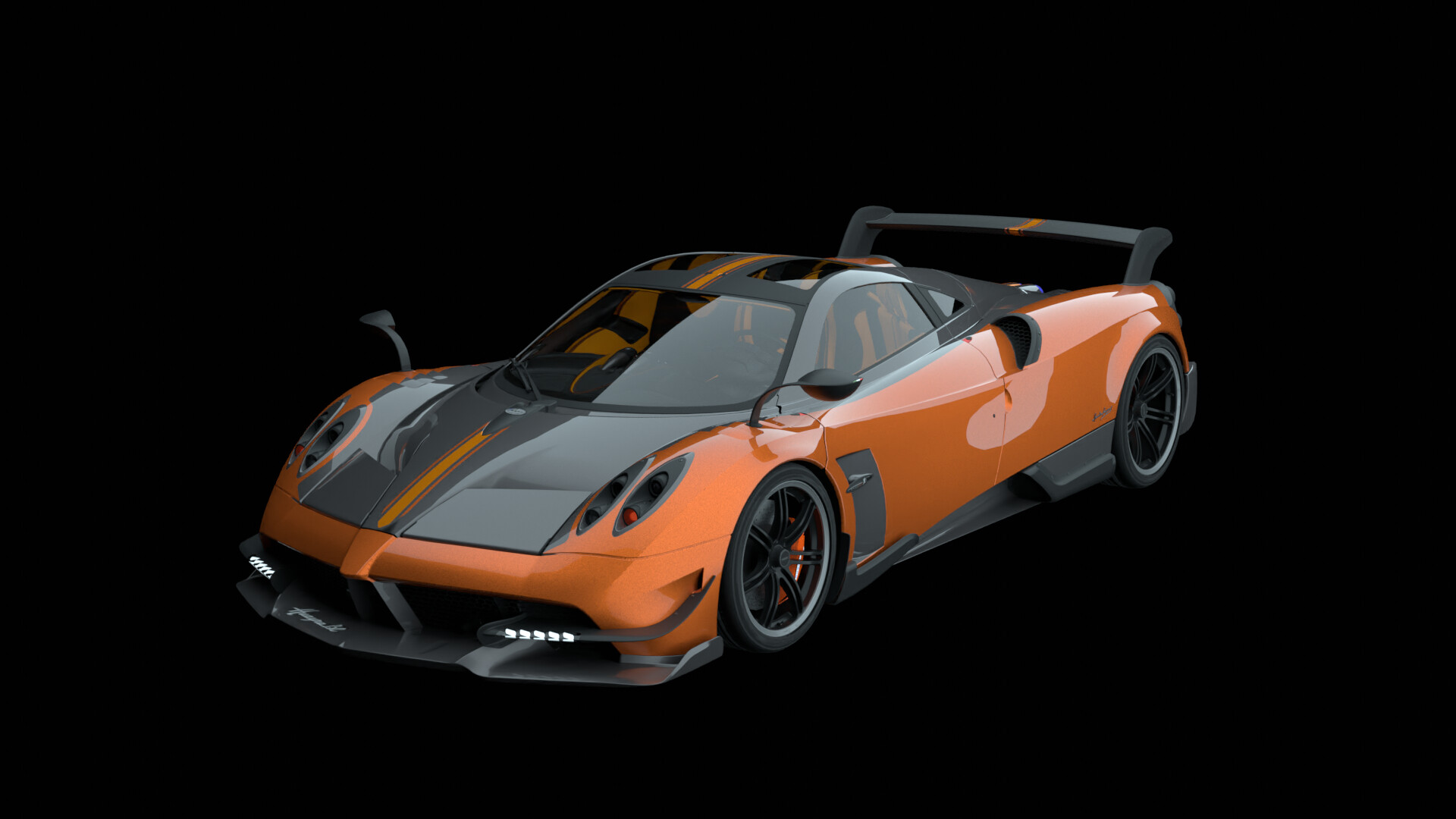 ArtStation - Pagani Car Assemble Animation.