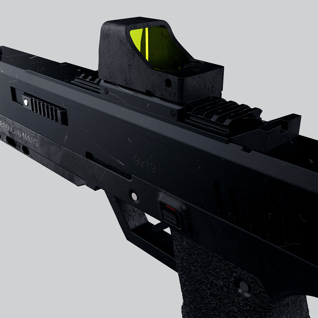 ArtStation - Handgun concept design