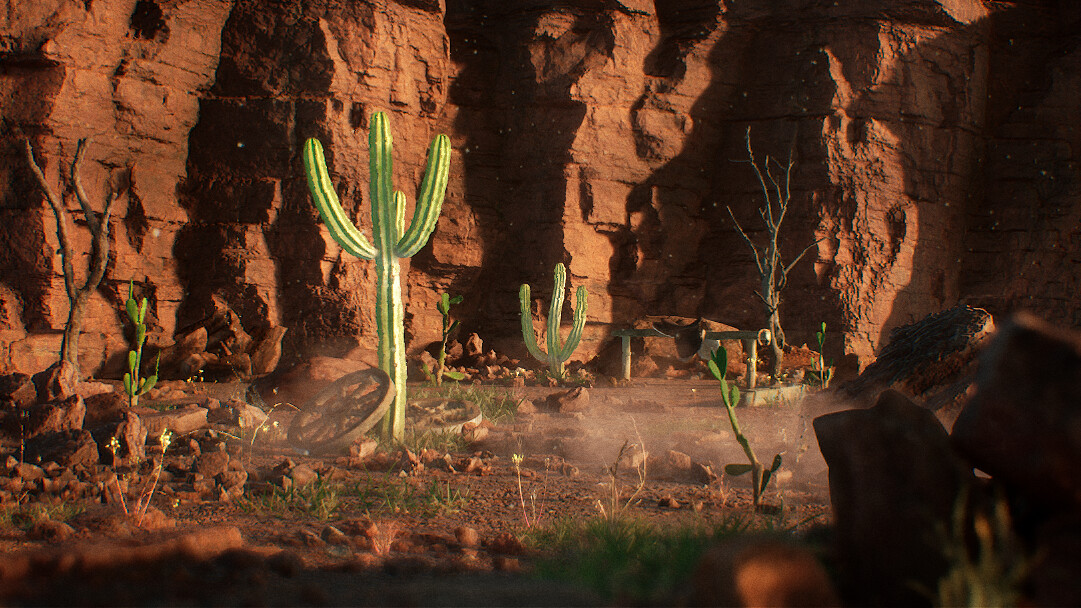 ArtStation - Desert - VFX Timelapse