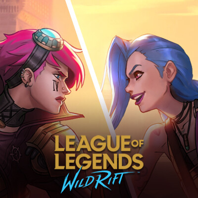 ArtStation - Vi vs Jinx - Wild Rift, Guilds