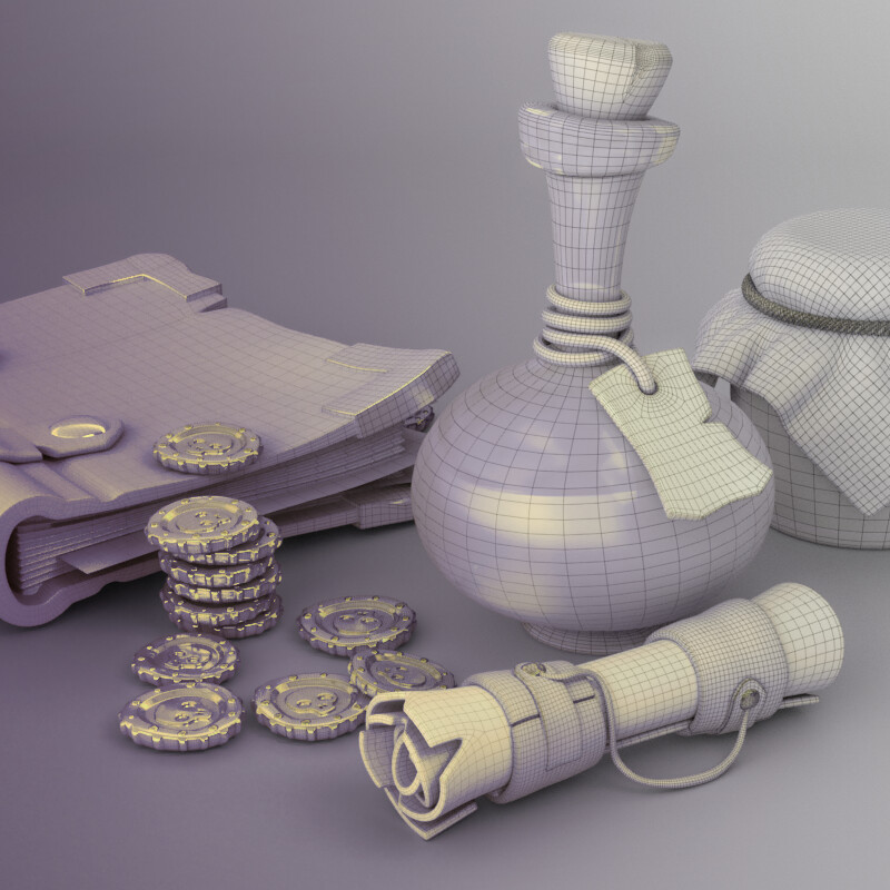 ArtStation - Still Life Props