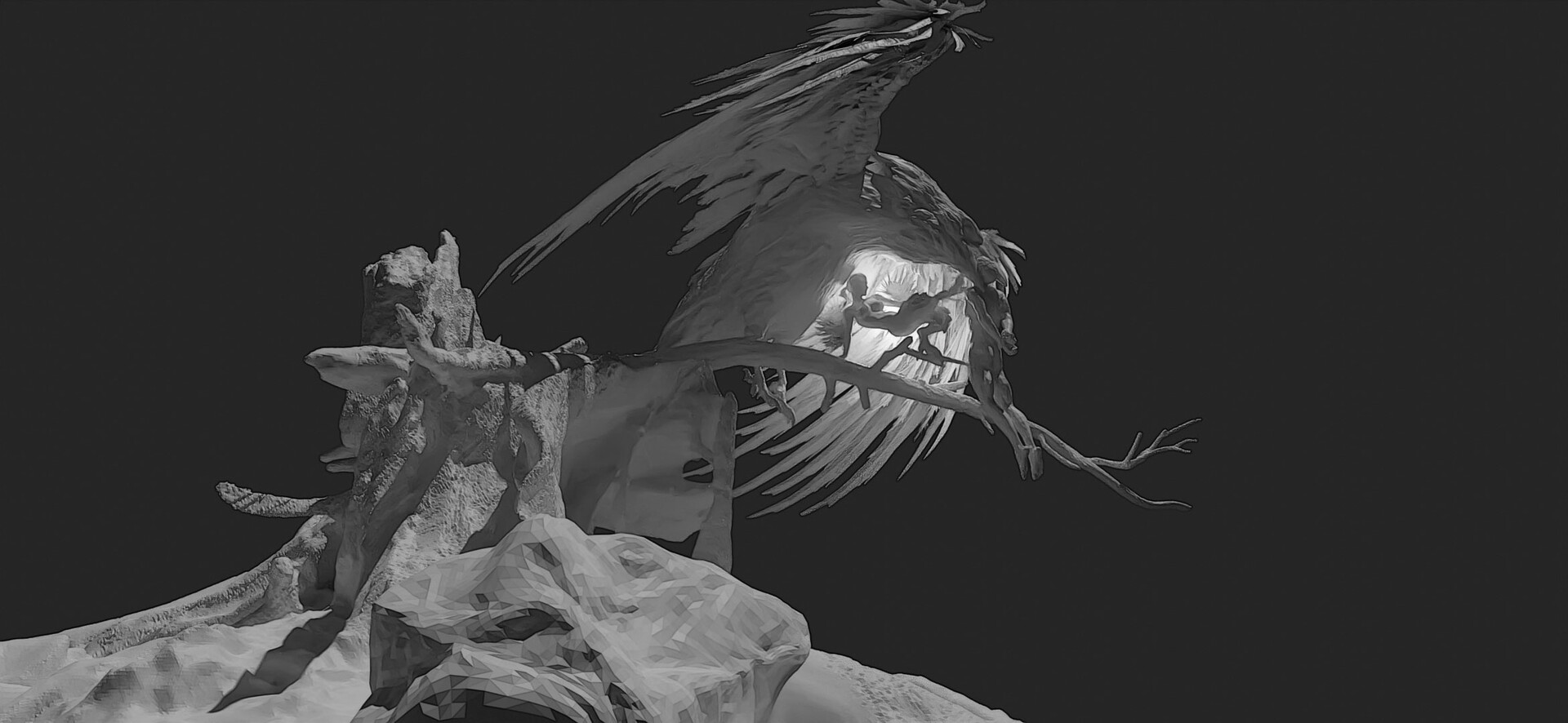 ArtStation - The Crow girl