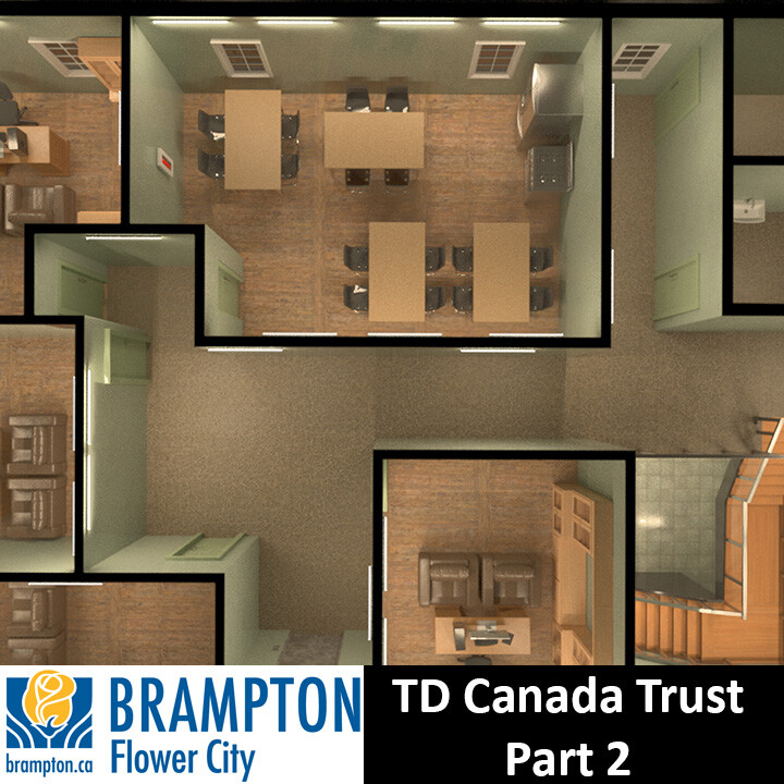 ArtStation - Brampton 3D: TD Canada Trust Office Part 2