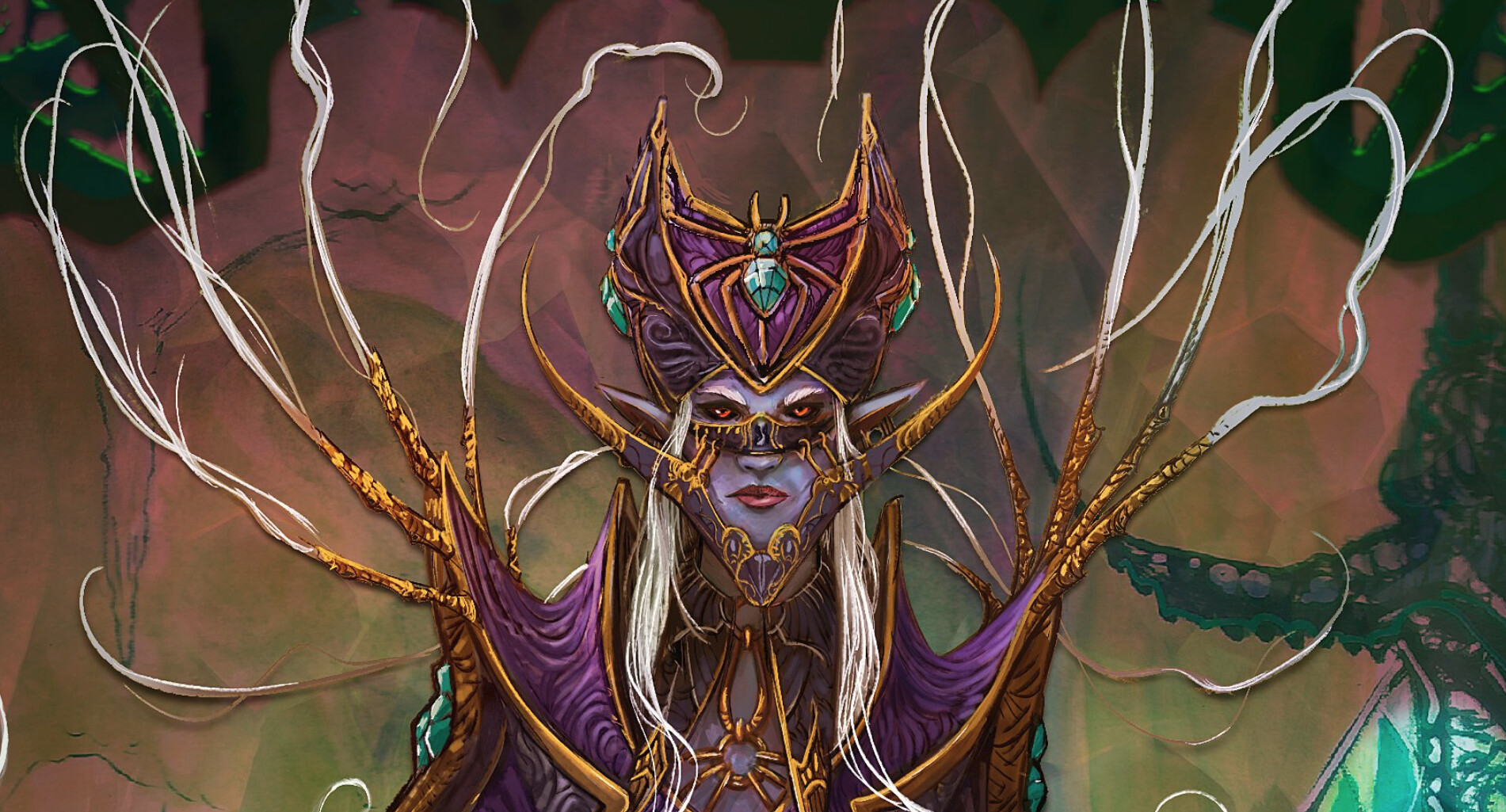 ArtStation - Drow Queen Underdark