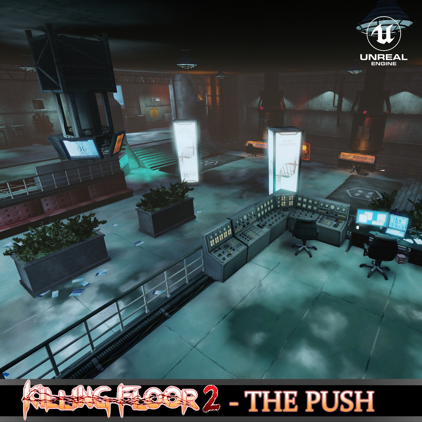 ArtStation - KILLING FLOOR 2 - The Push (Custom UDK Map)