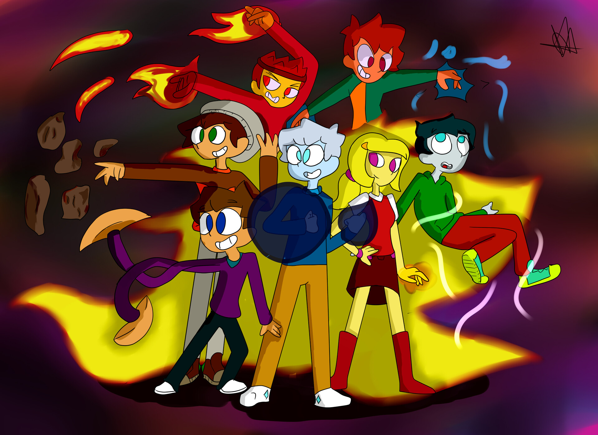 ArtStation - Personajes elementales