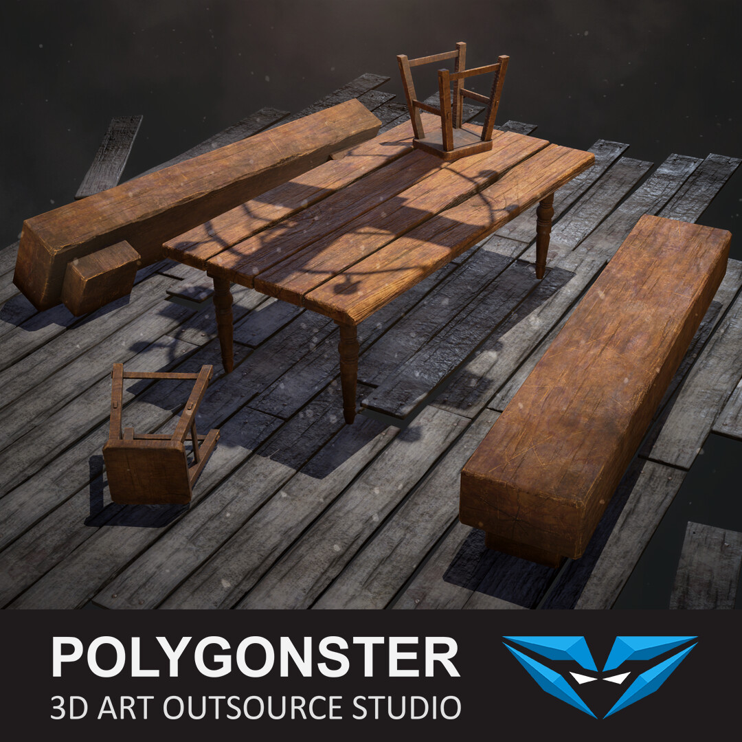Polygonster Studio - Tavern - "Faceless King"