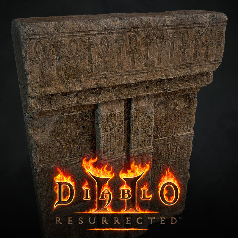 ArtStation - Tomb Walls - Diablo II: Resurrected