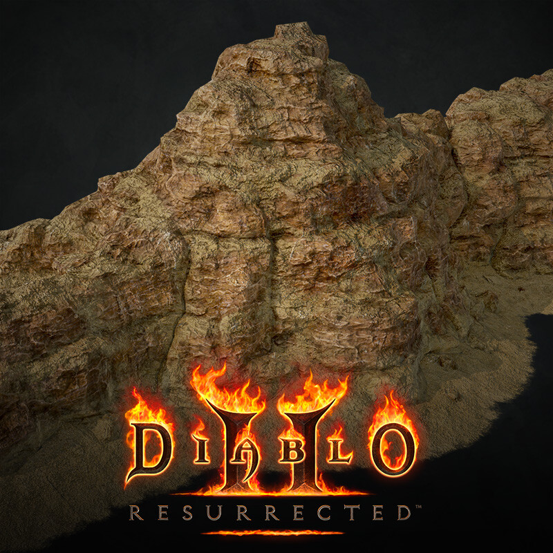 ArtStation - Rocks & Cliffs - Diablo II: Resurrected