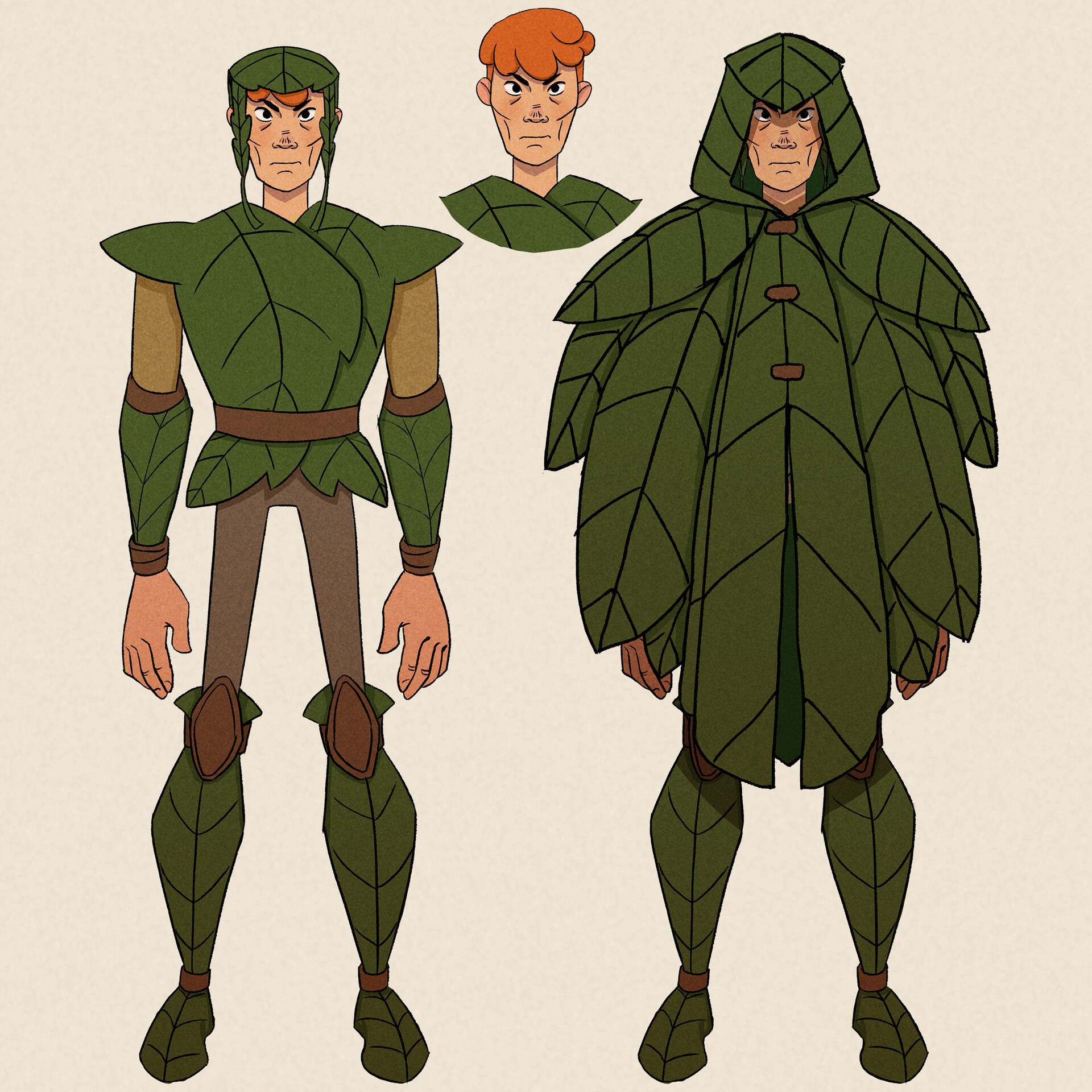 ArtStation - Chief - characters's model sheet