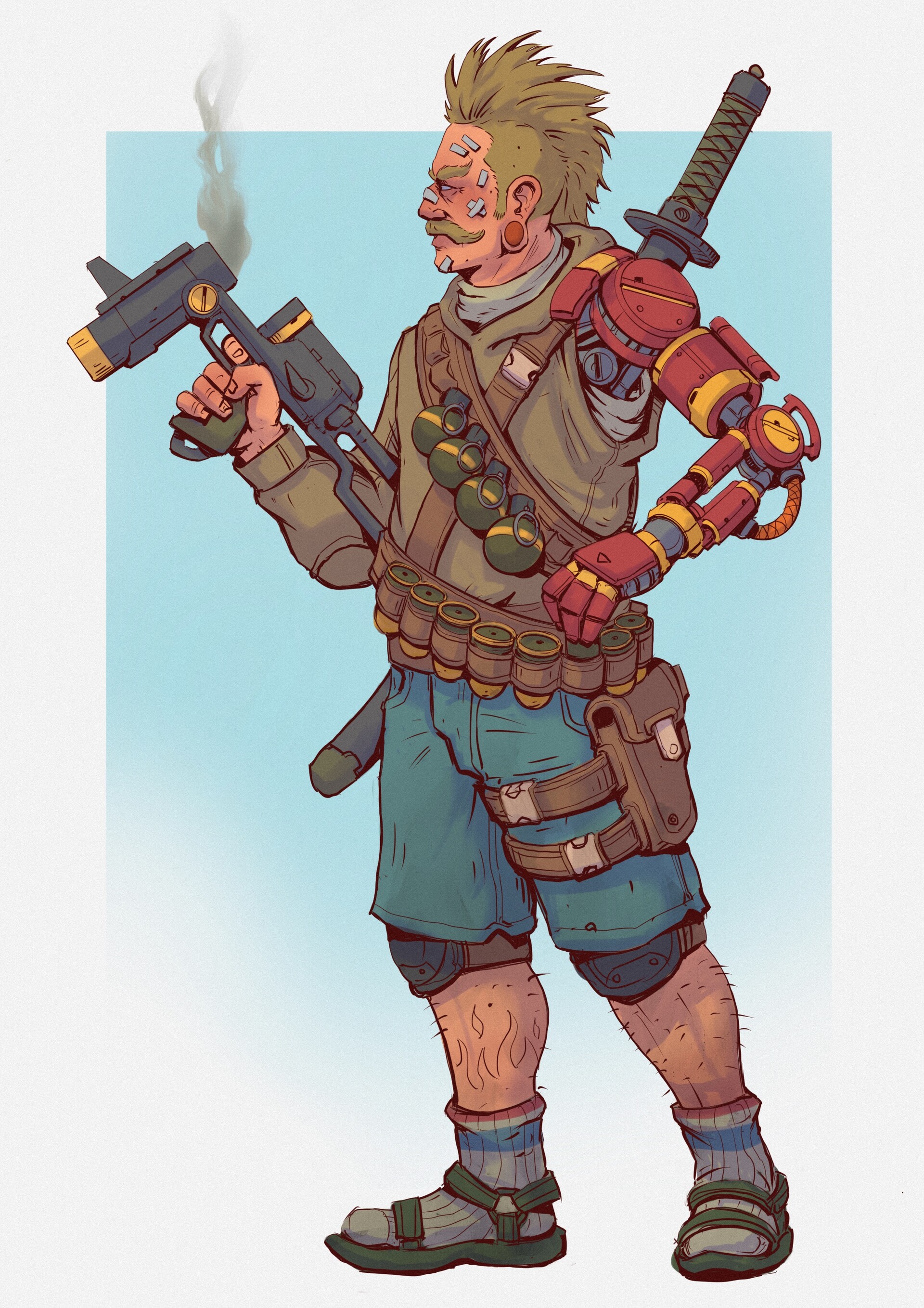 ArtStation - The Hipster grenadier