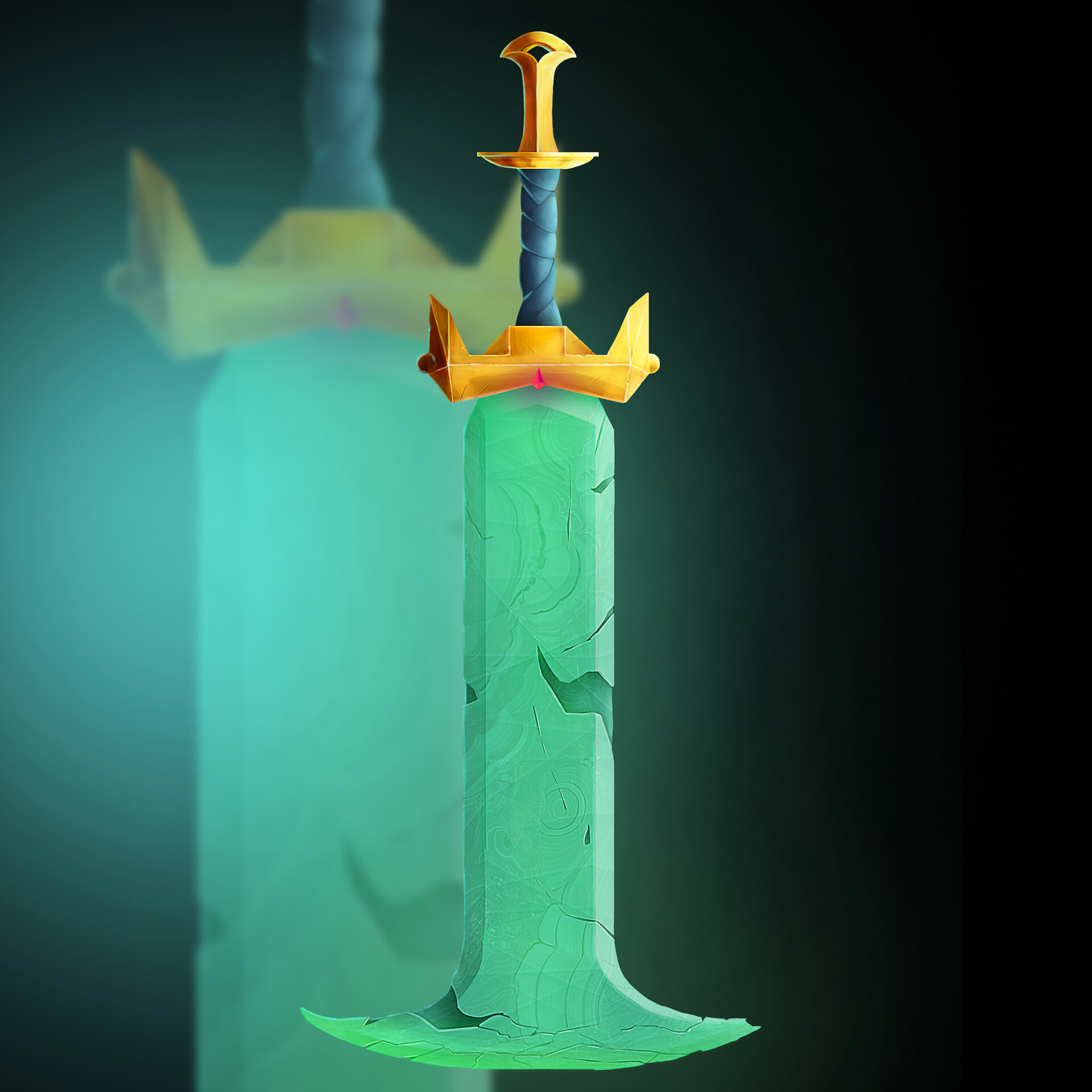 ArtStation - Malahite sword