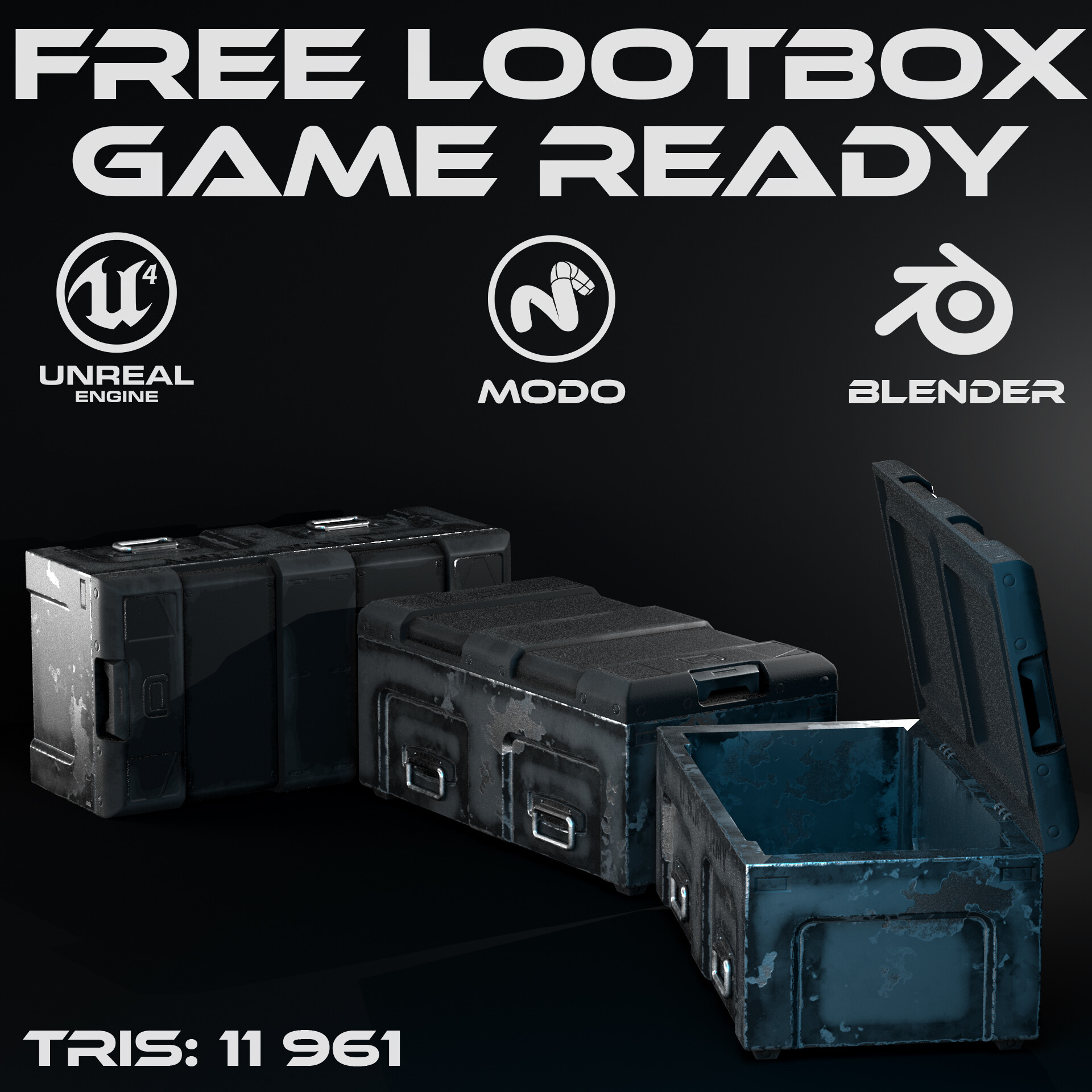 ArtStation - LootBox Game Ready Assets