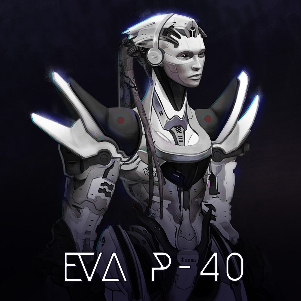 ArtStation - Eva P-40 - Mecha Design