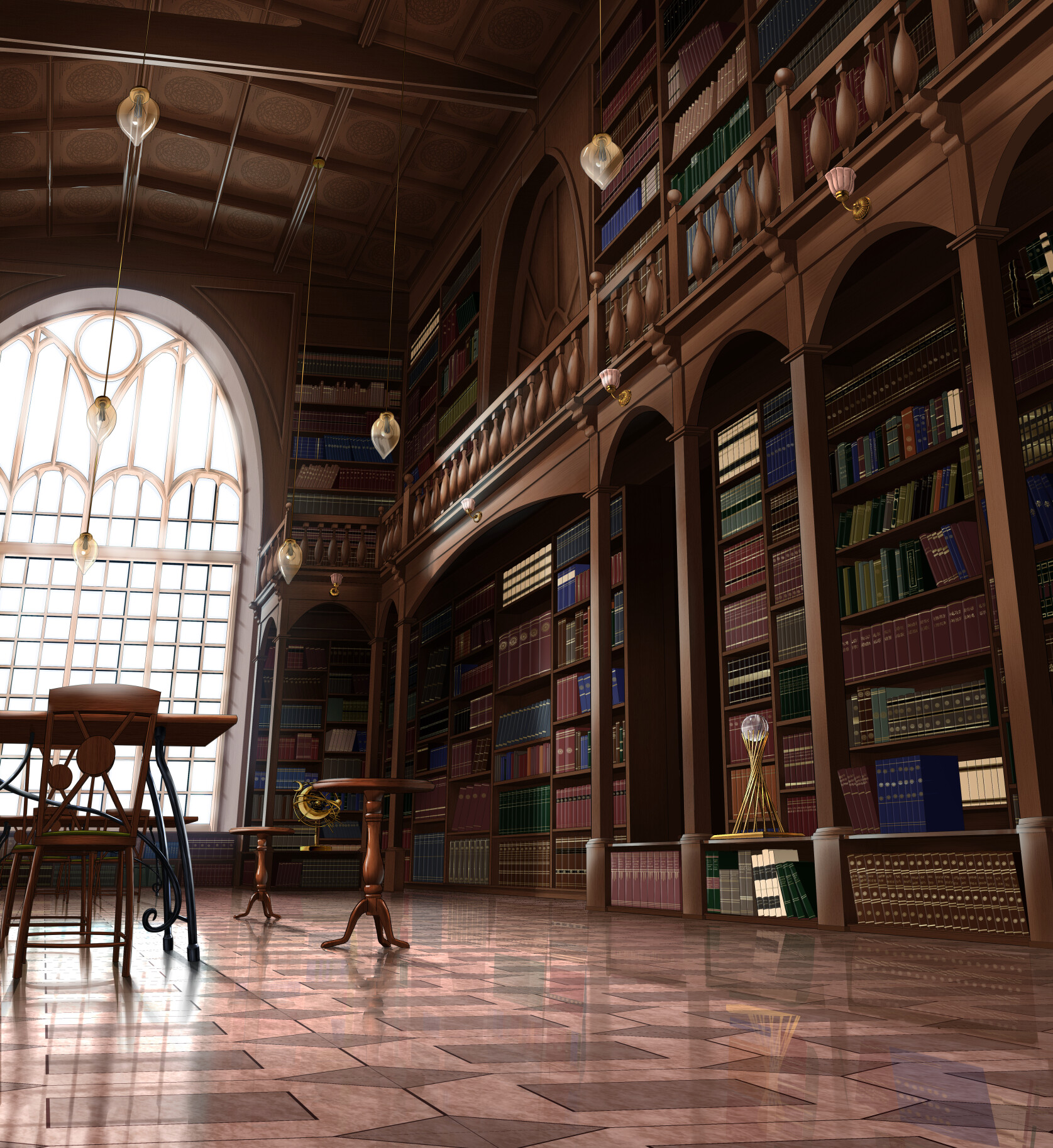 ArtStation - The Spooky Library