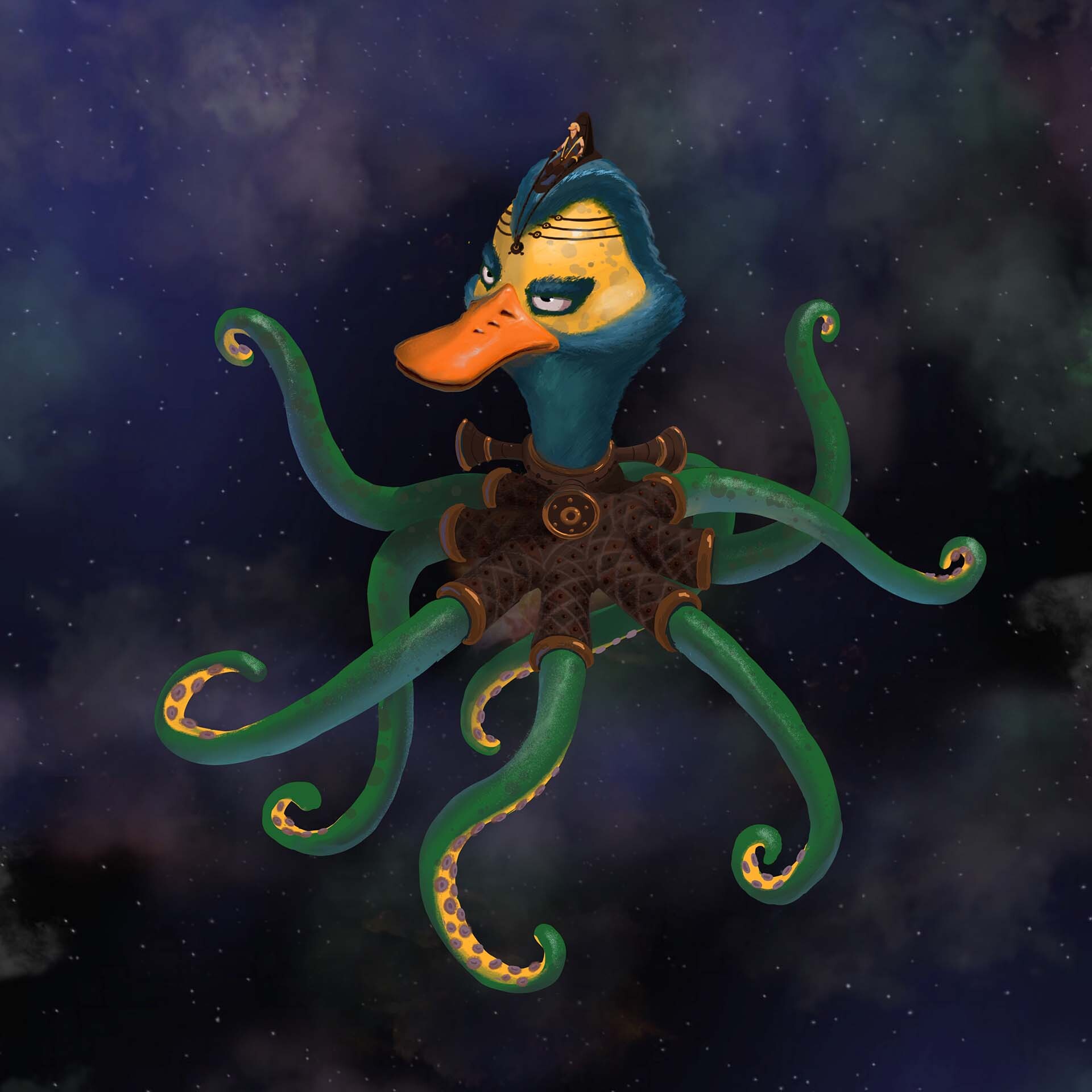 ArtStation - The Quacken (Solar Sails Game)