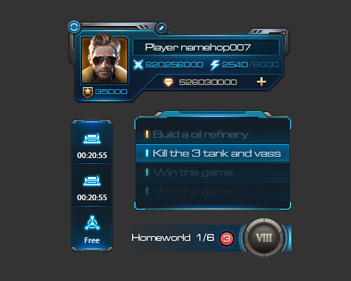 ArtStation - FS ui design