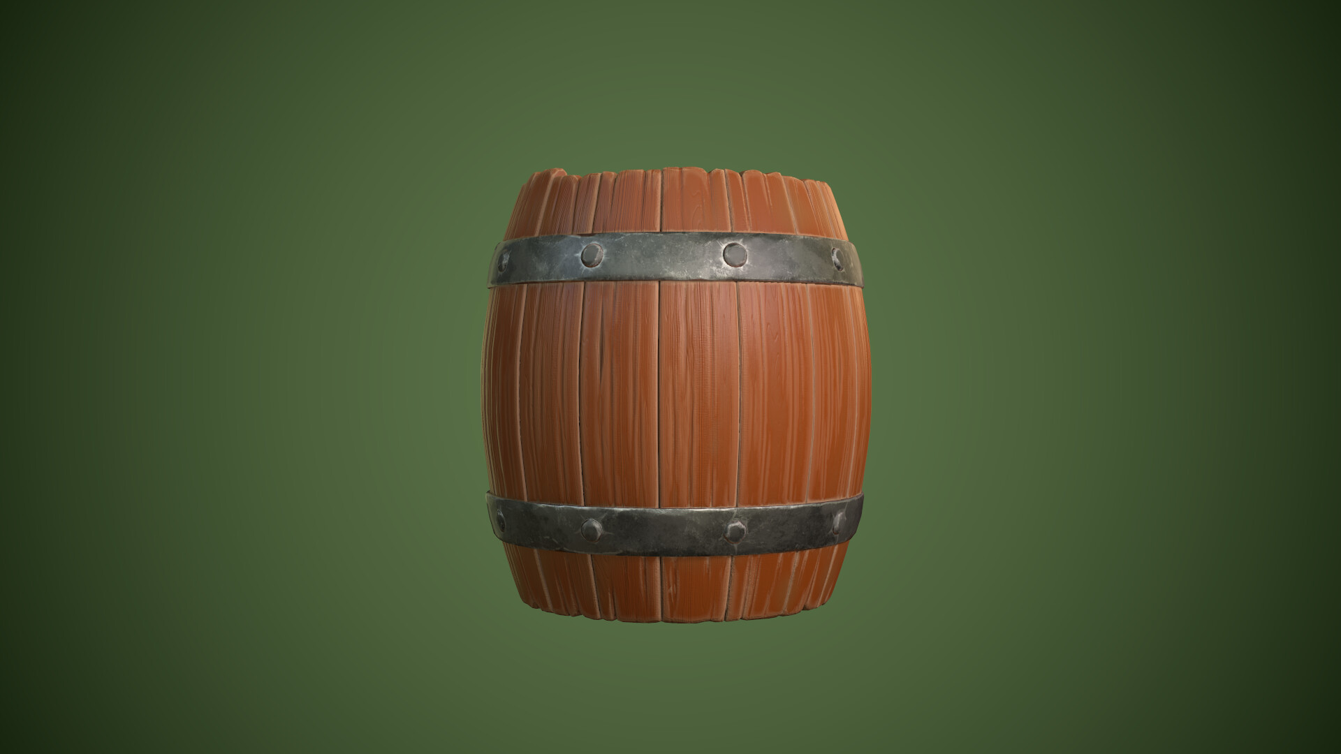 ArtStation - Stylized Asset - Barrel