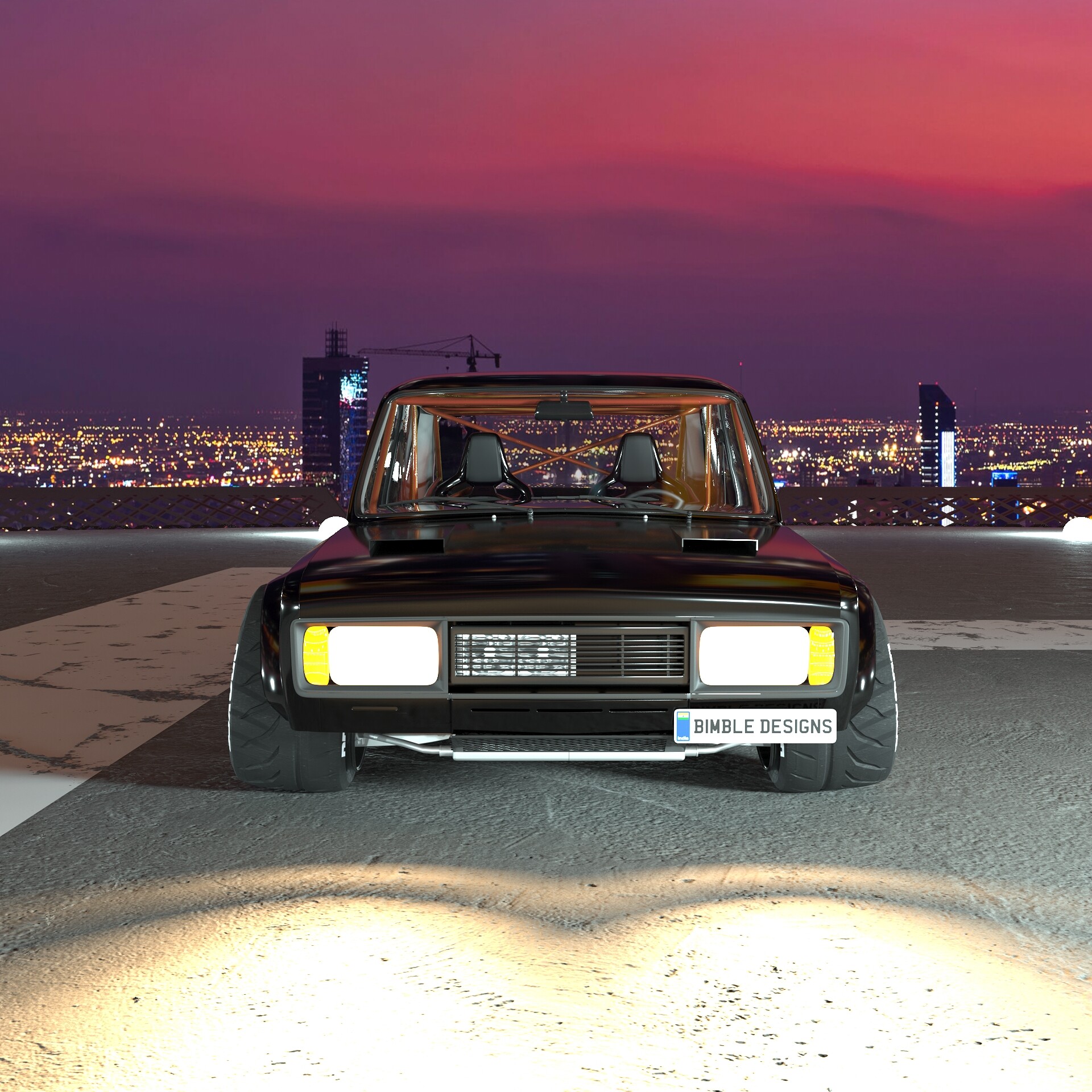 Bimble Designs - fiat 118ne / lada stanced.