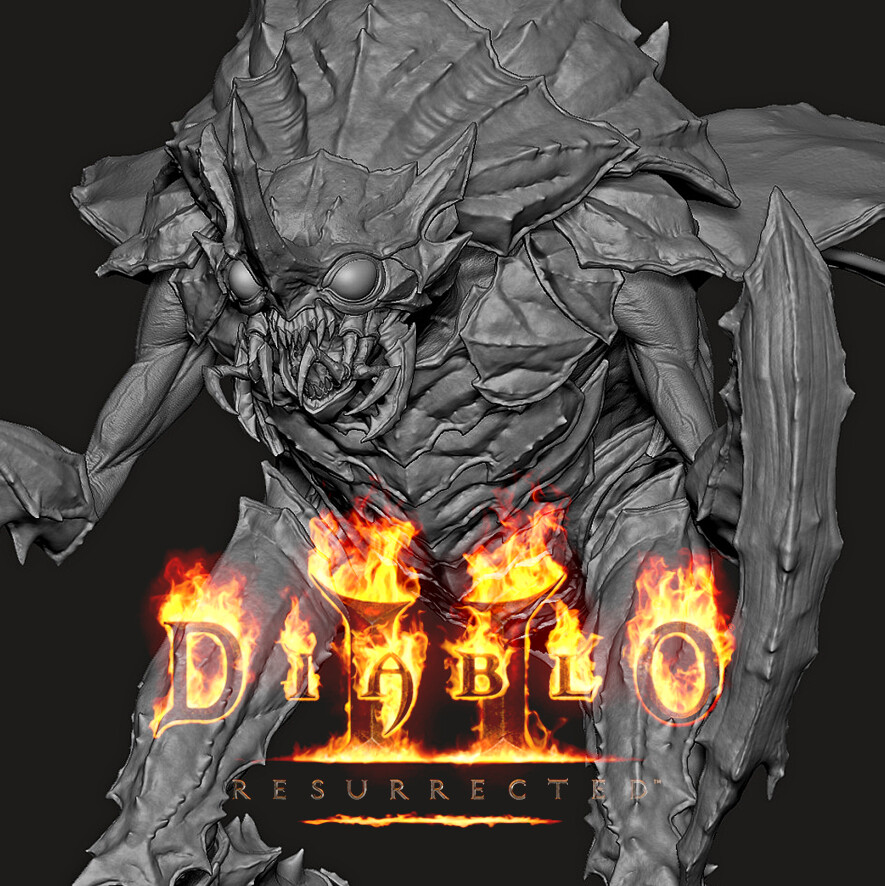 ArtStation - Diablo II: Resurrected - Scarab Demon