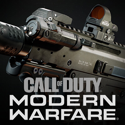 ArtStation - In-game weapon asset for Call of Duty – Modern Warfare