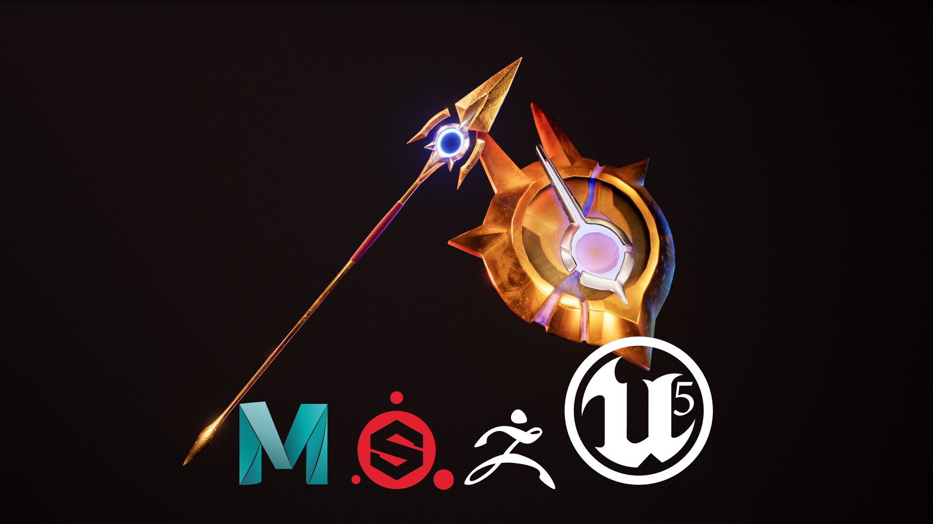 ArtStation - Pantheon's weapons - fan made