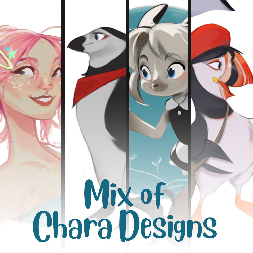 ArtStation - Mix of chara designs