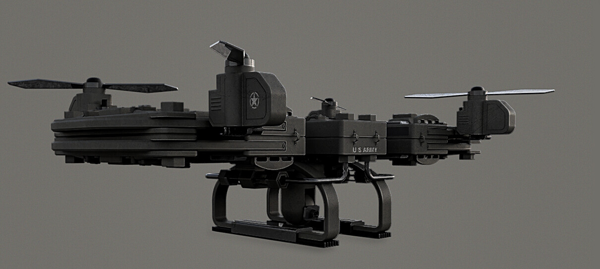 ArtStation - Military Quadcopter