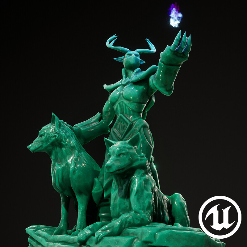 ArtStation - Jade Statue - Almighty