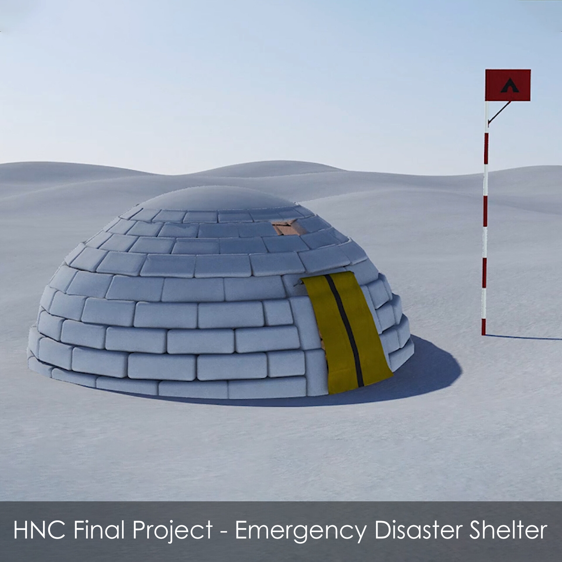 ArtStation - Emergency Shelter Design - HNC Final Project