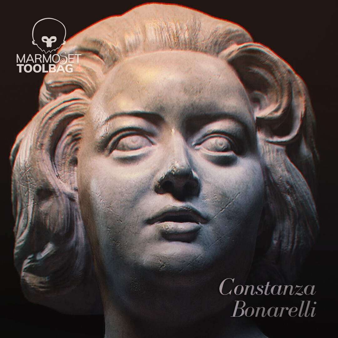 ArtStation - Real-time Constanza Bonarelli´s Bernini - Sculpt Study