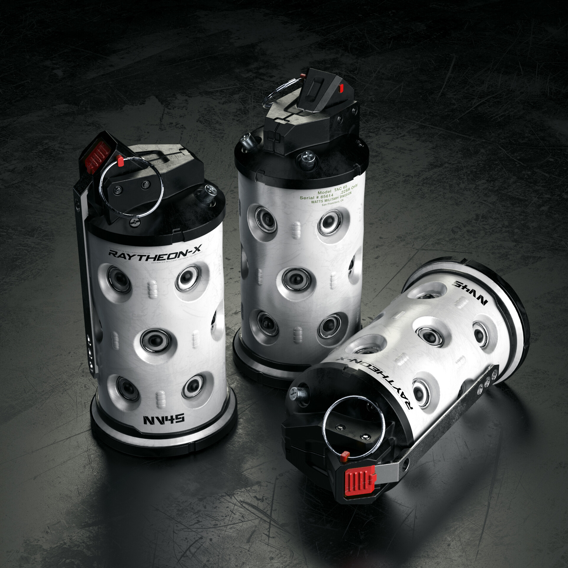 ArtStation - Sci-fi grenade concept design