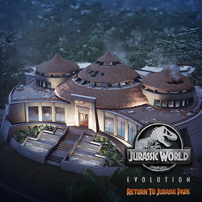 ArtStation - Return to Jurassic Park - Visitor Center