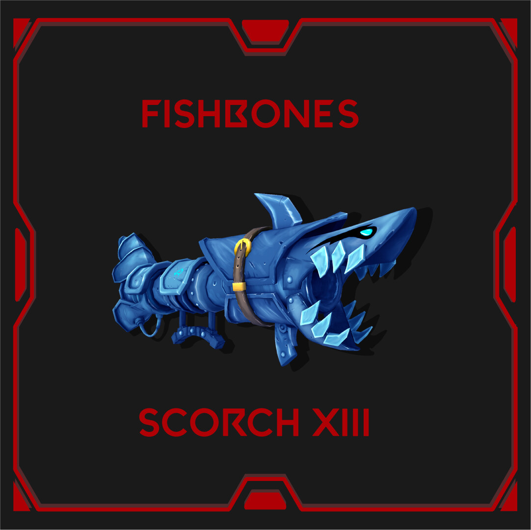ArtStation - Fishbones (Jinx Riot Games)